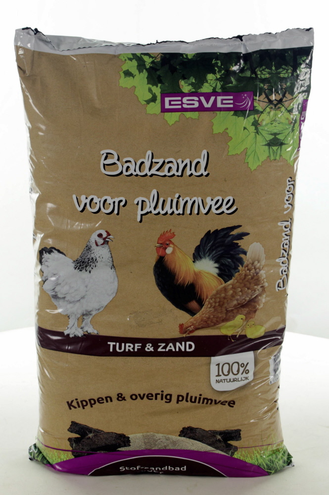 Esve Bodembedekking Badzand Voor Pluimvee 10 L | Diertotaal.nl