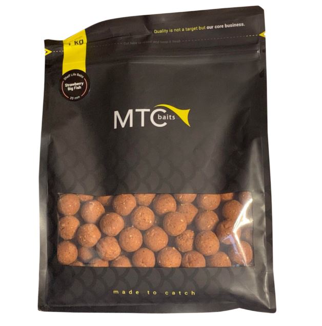 MTC Baits Shelf Life Strawberry Big Fish 5 kg 20 mm | Diertotaal.nl