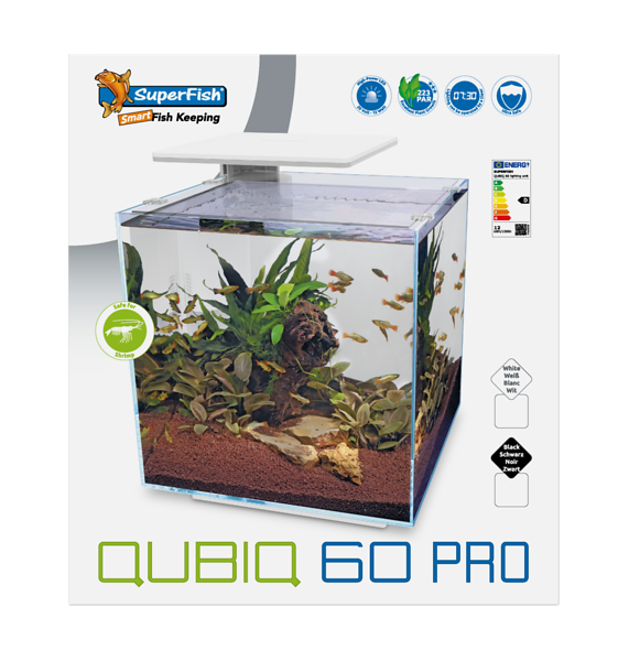 SuperFish Qubiq 60 Pro Wit | Diertotaal.nl