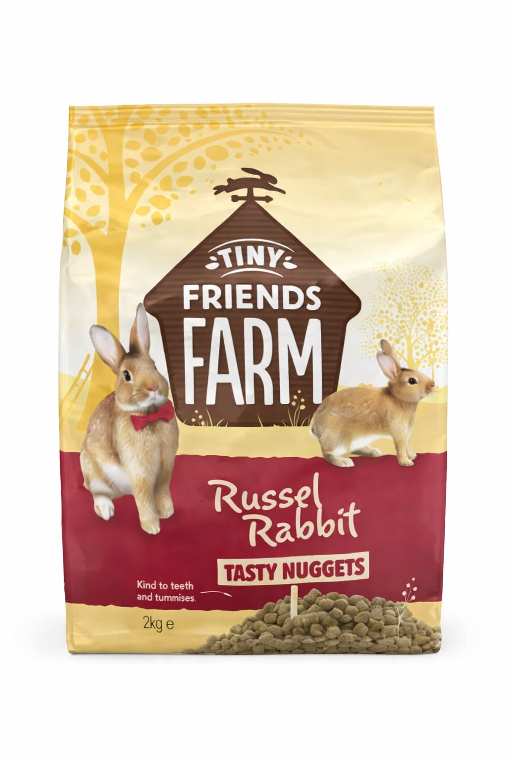 Tiny Friends Farm Russel Rabbit Tasty Nuggets 1,5 kg | Diertotaal.nl